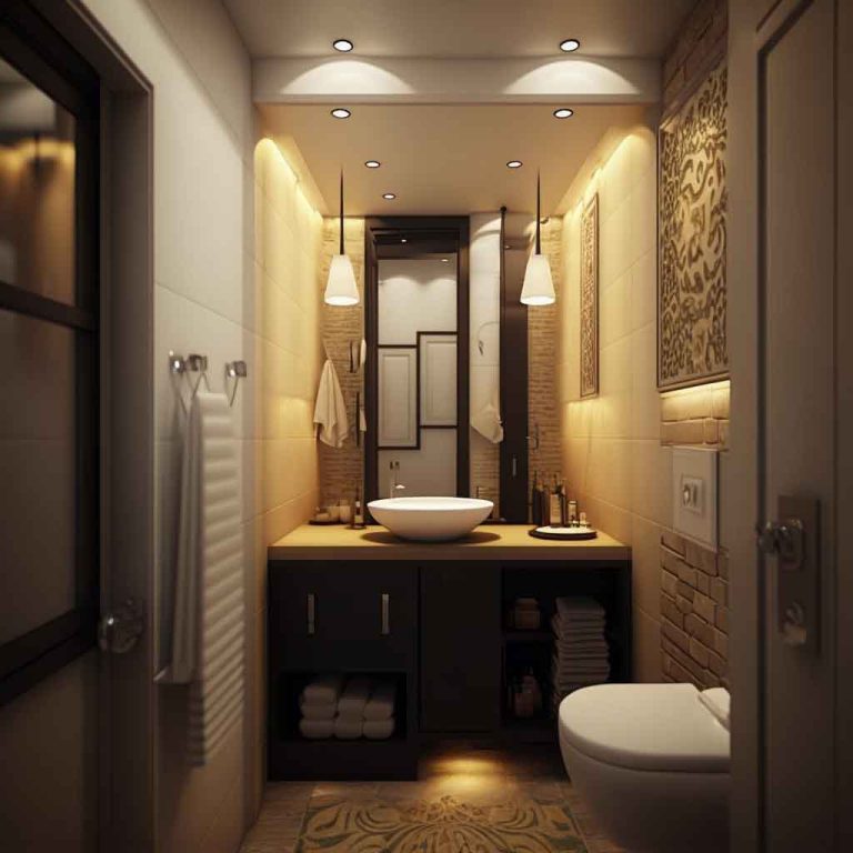 7 ideas for decorating a bathroom in the winter